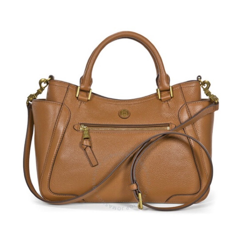 Tory Burch Women's Frances Small Satchel, Brown - Gem